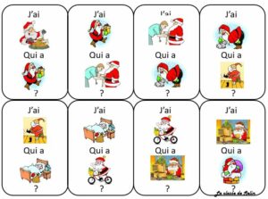 Jeux de langage : les actions du Père Noël – Classe de Selin