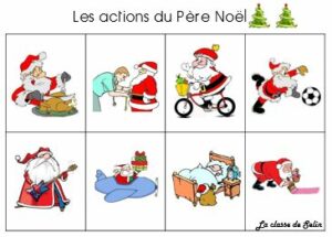 Jeux de langage : les actions du Père Noël – Classe de Selin