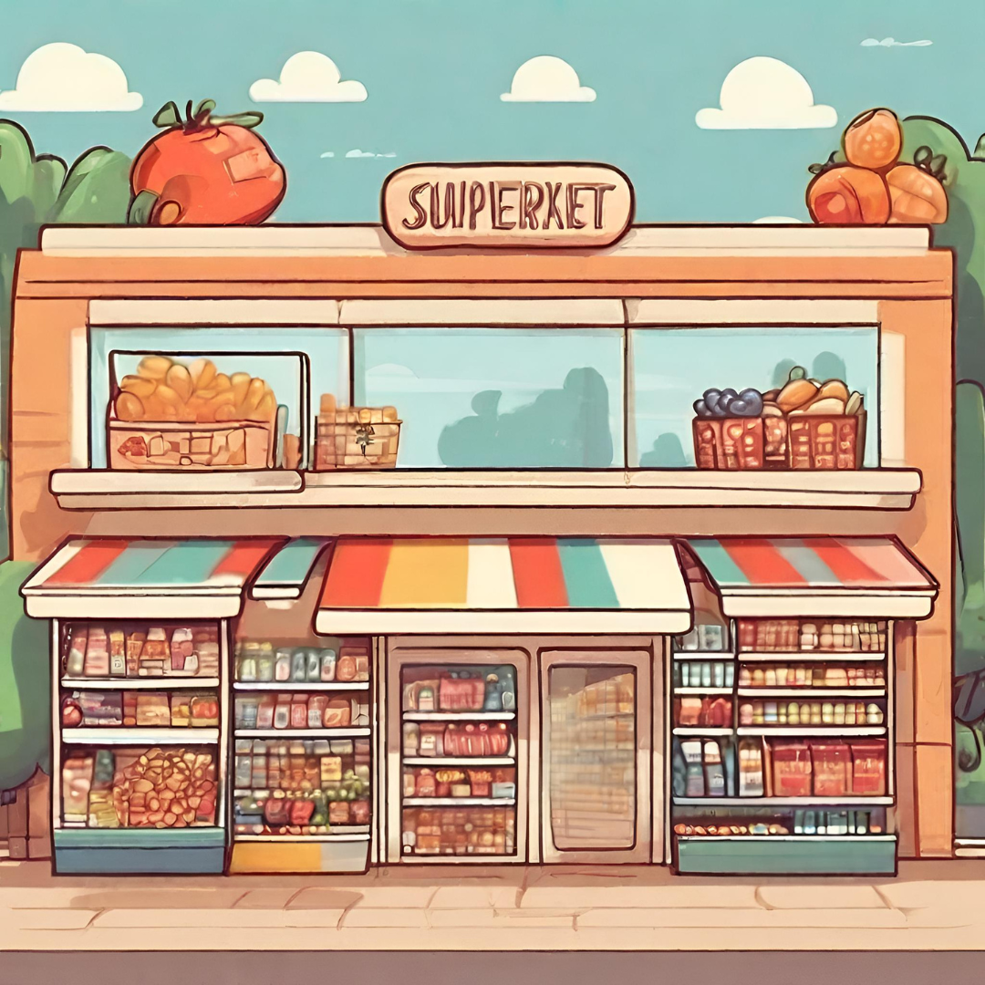 Le supermarché – Classe de Selin
