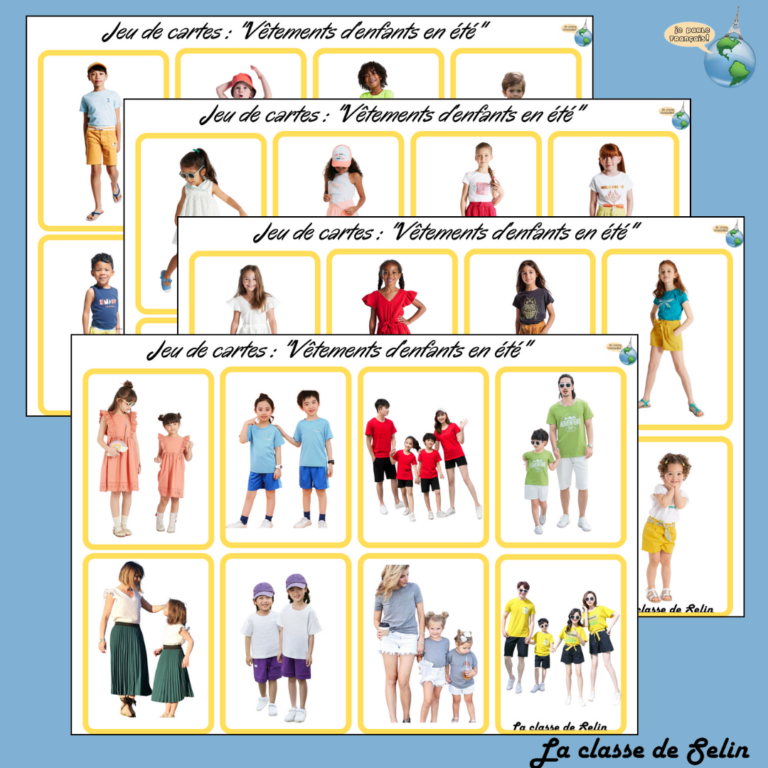 Les vêtements d’été – Classe de Selin