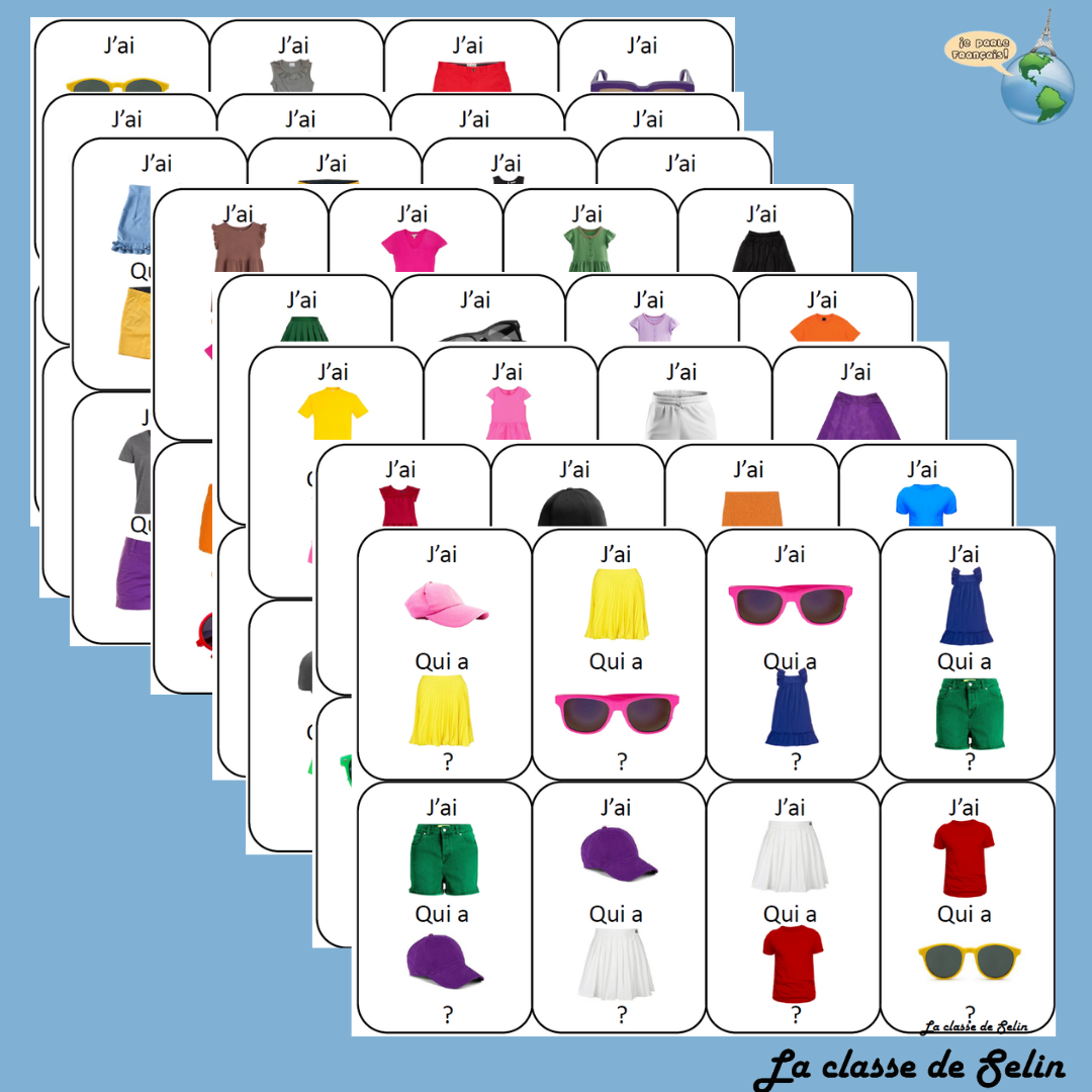 Les vêtements d’été – Classe de Selin